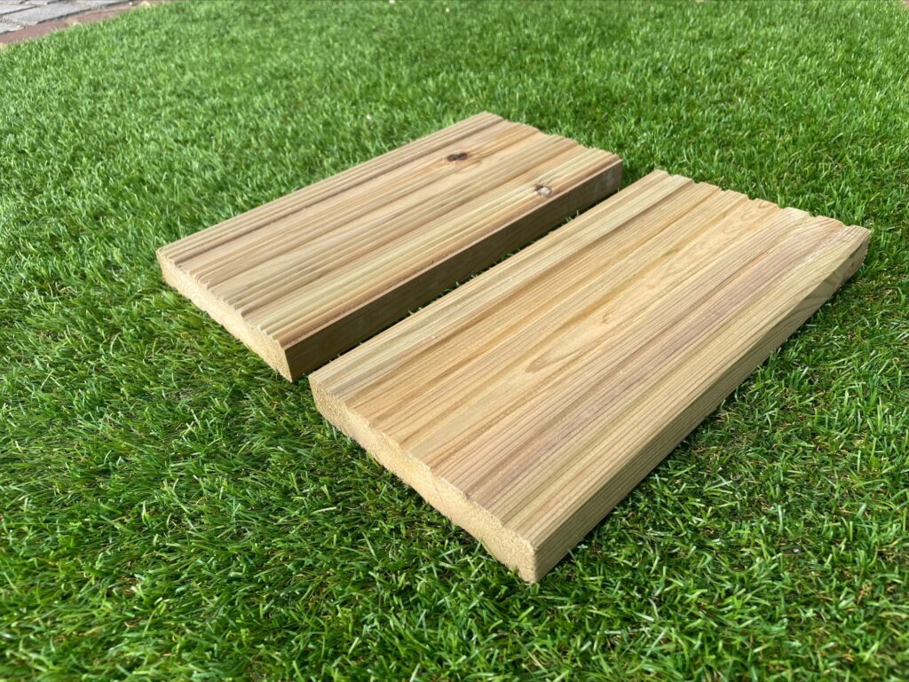 Grooved and Reeded Timber Decking - County Town Aggregates
